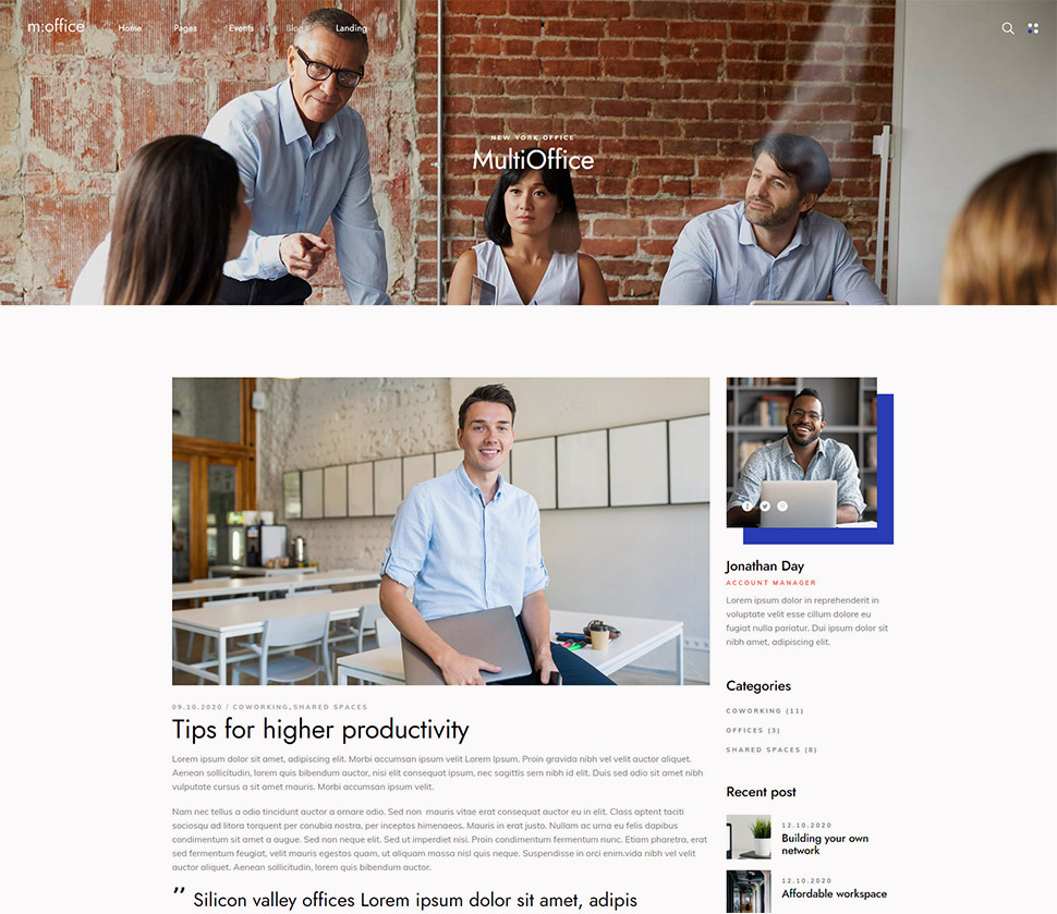 Landing – MultiOffice